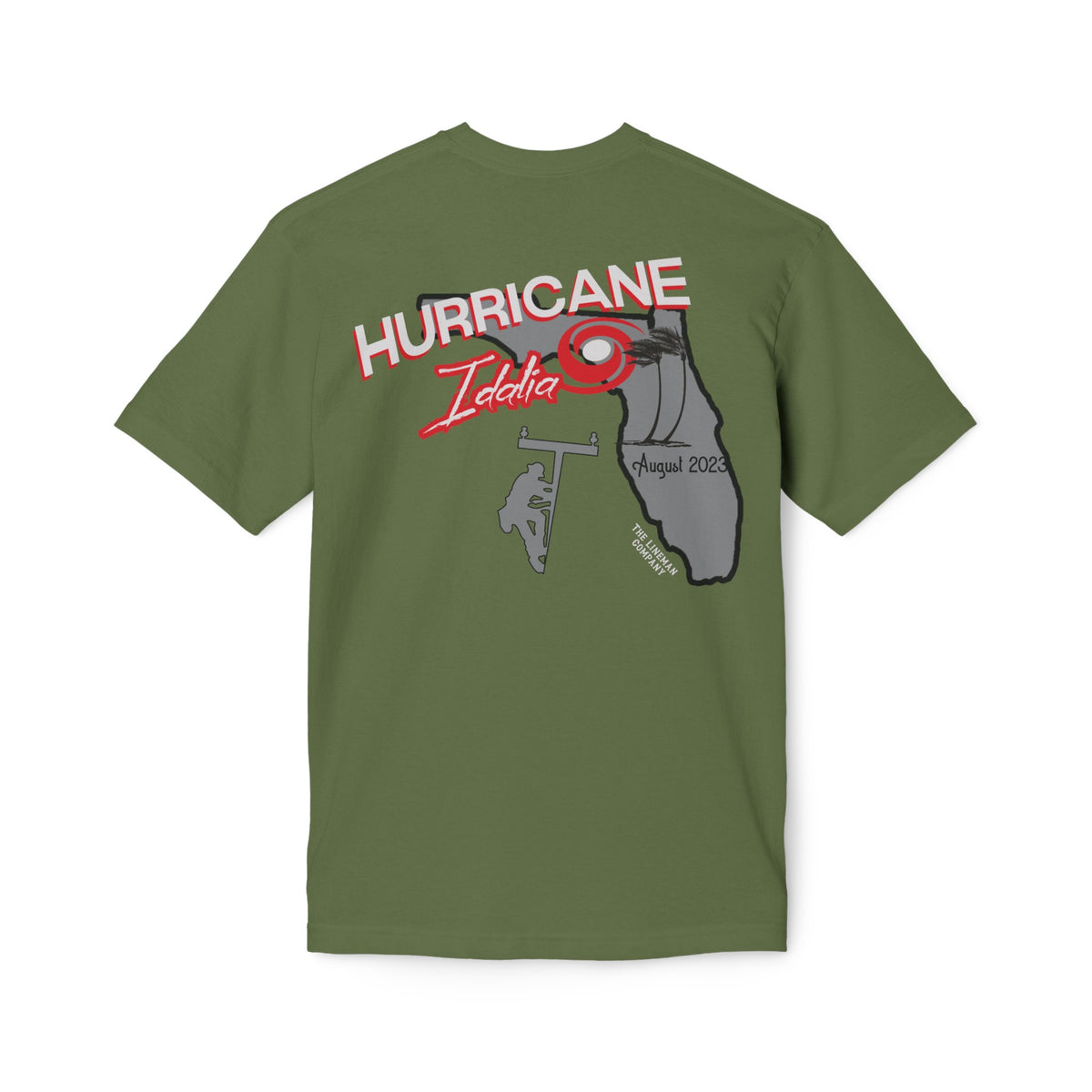 "Hurricane Idalia" T-shirt – The Lineman Company