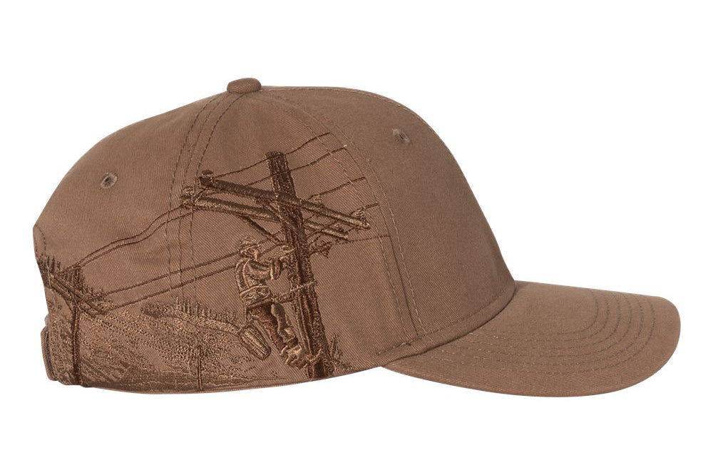 Lineman Mural Embroidered Hat (Customizable) – The Lineman Company