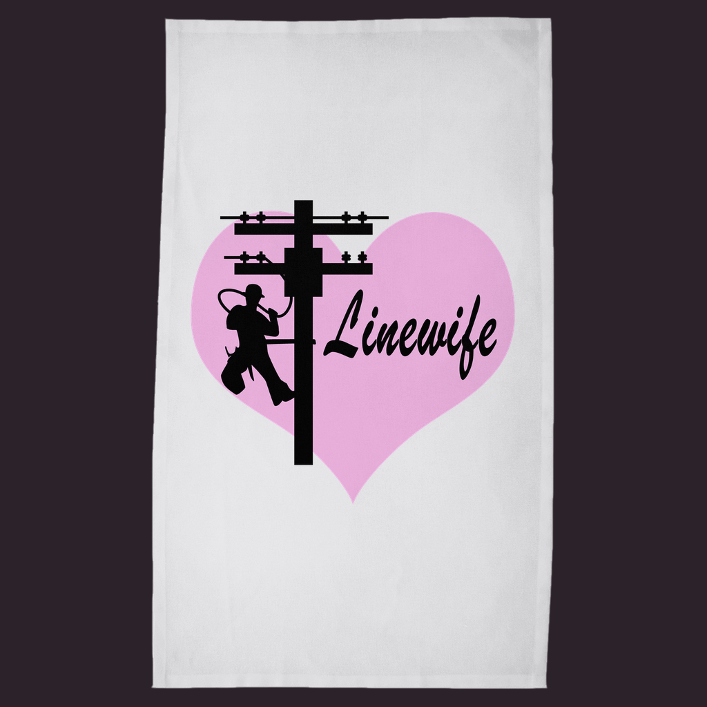 Linewife Heart Tea Towels – The Lineman Company